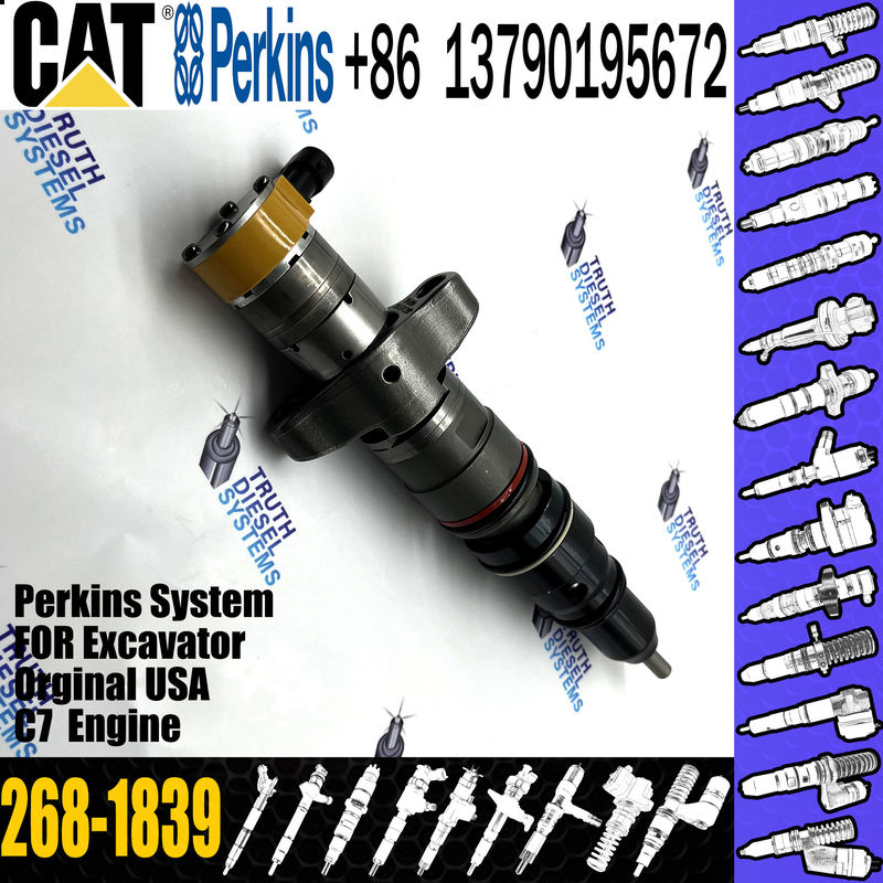 295-1412 Common Rail Fuel Injector Excavator C7 Injector 268-1840 268 ...